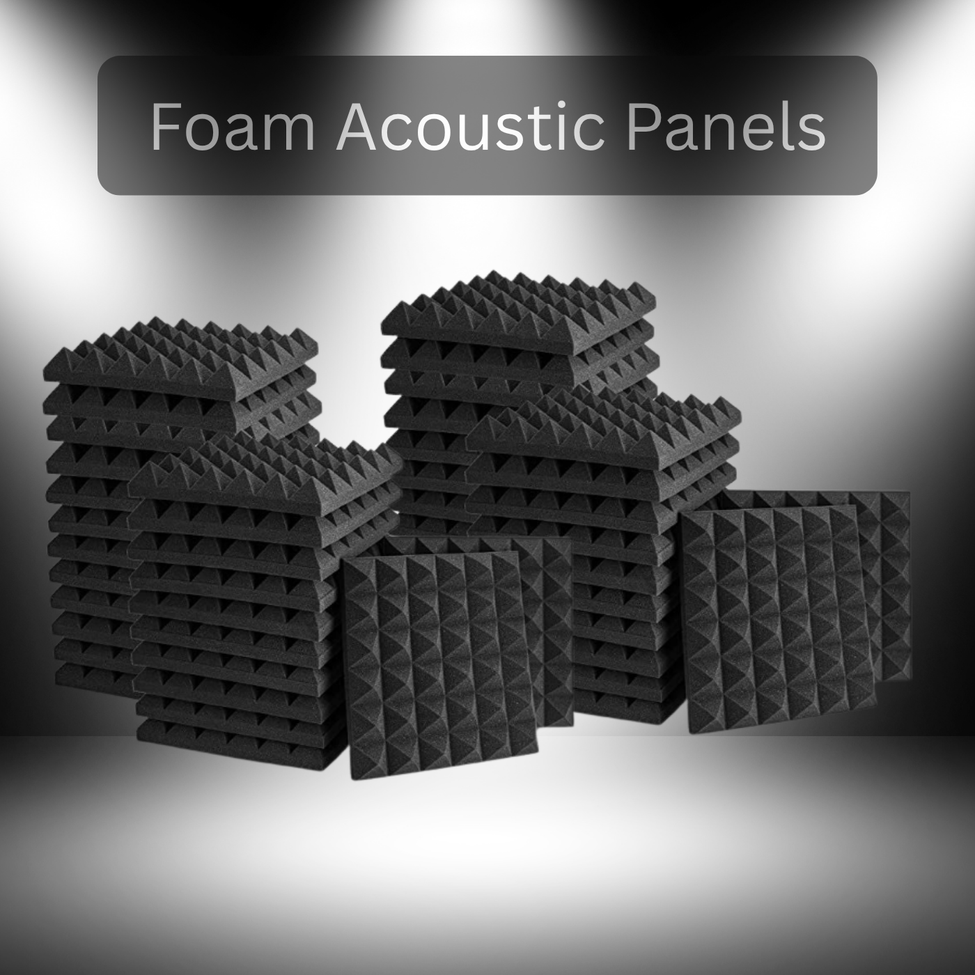 Foam Acoustic Panels – Echo-Less Acoustic Panels